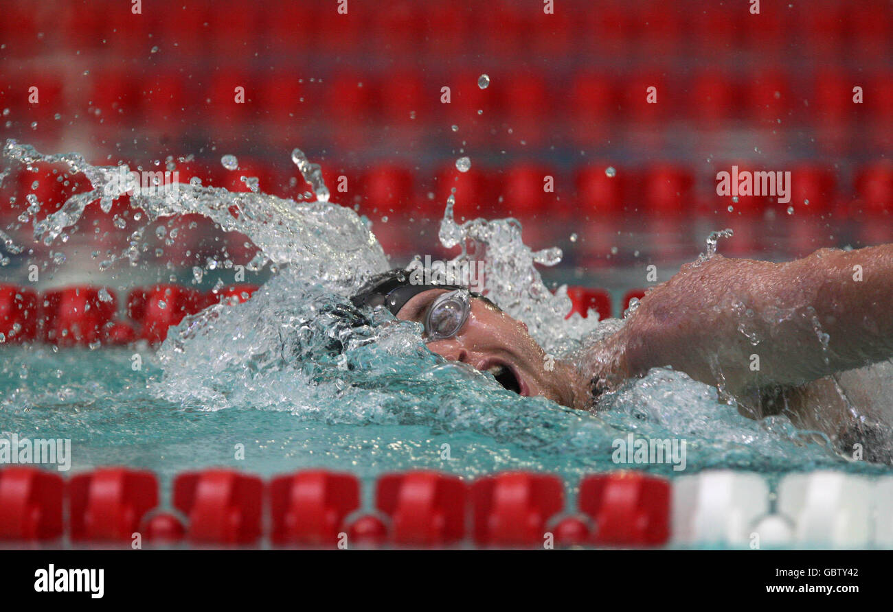 David Davies in action during the Scottish Gas National Open Swimming ...