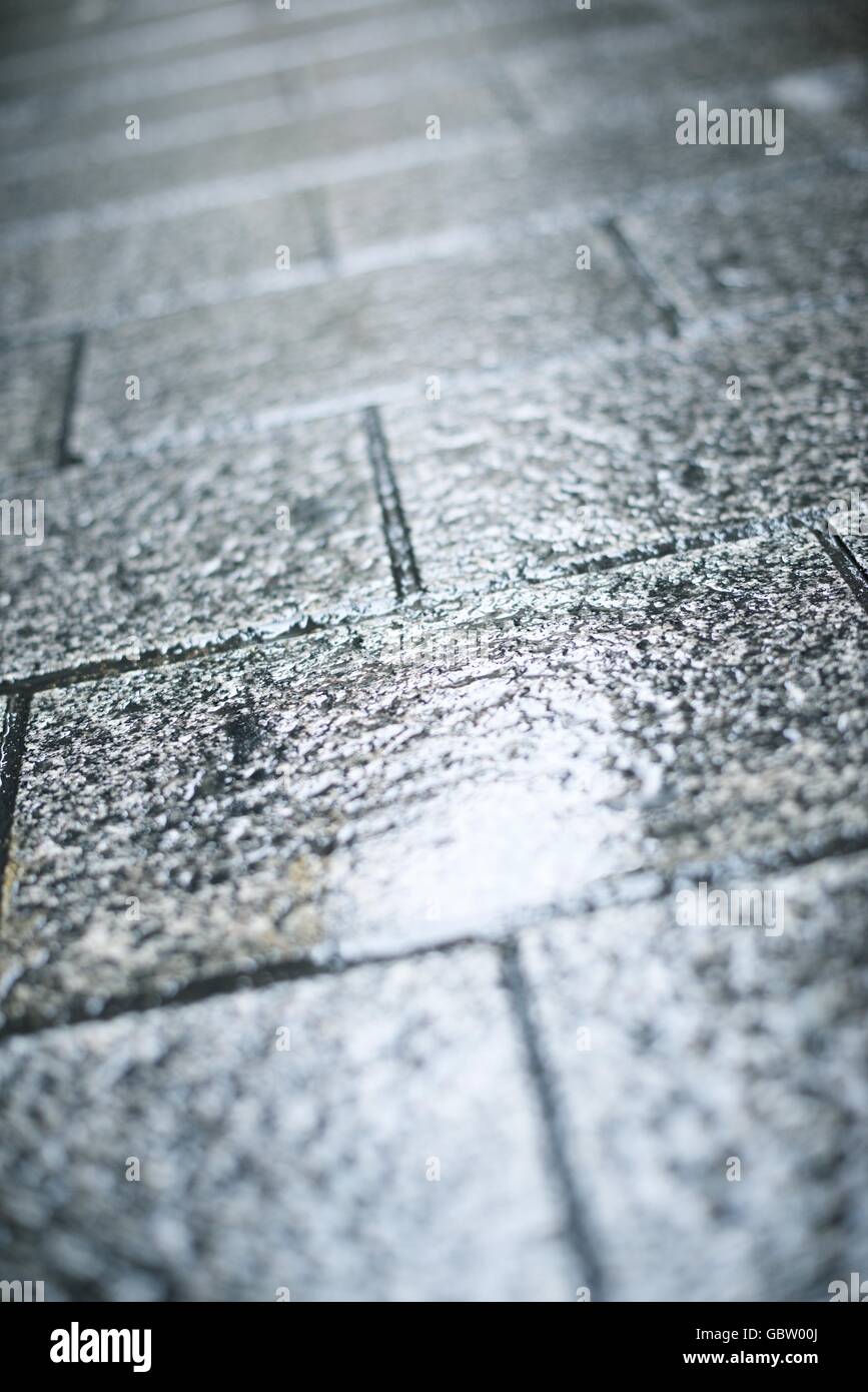 Floor of a street with stone tiles Stock Photo - Alamy
