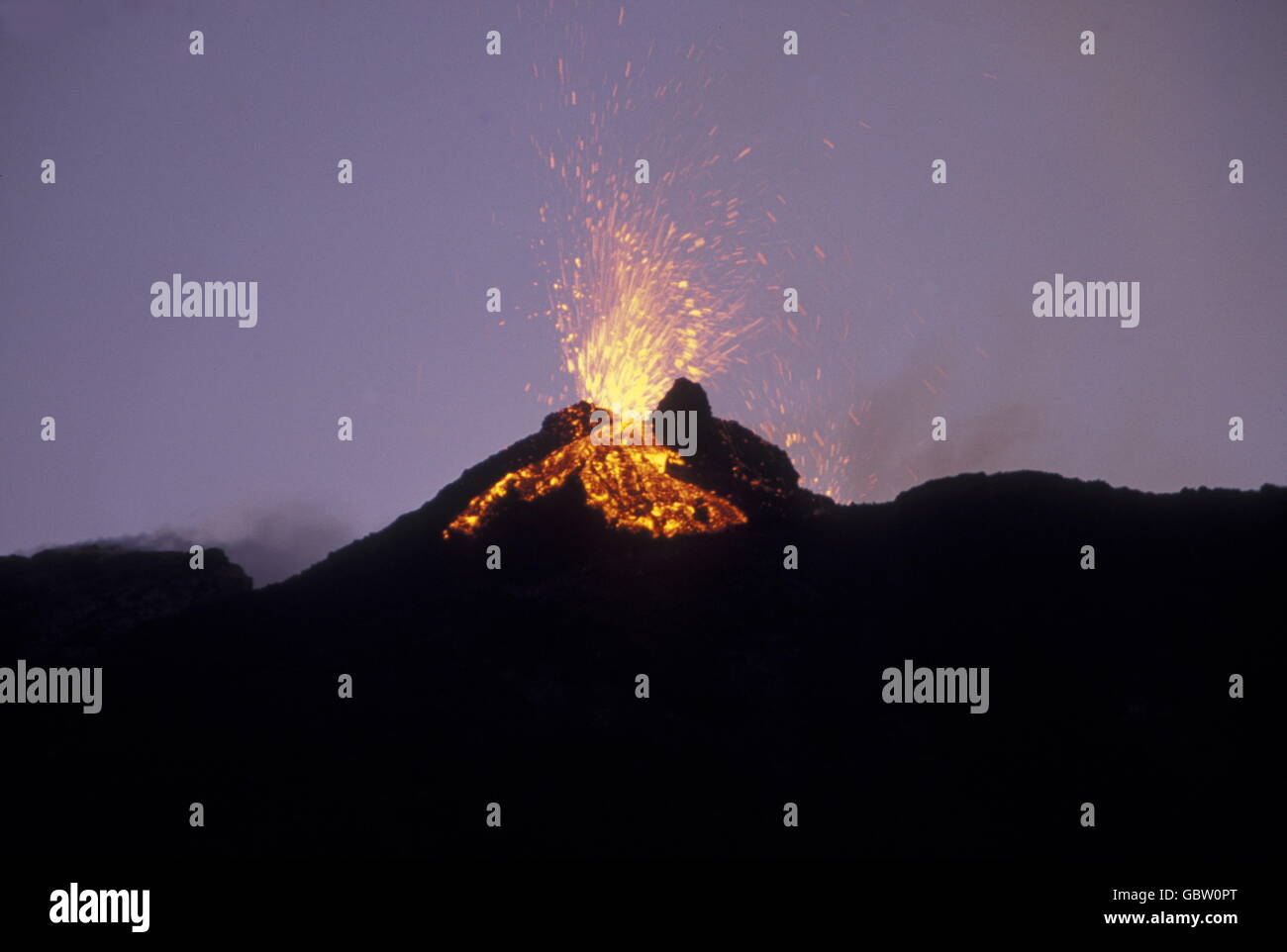 the landscape allound the Volcano Pacayal near the City of Guatemala ...