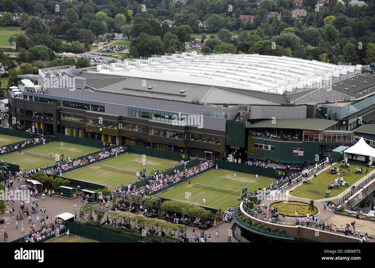 Wimbledon Centre Court Aerial View High Resolution Stock Photography ...