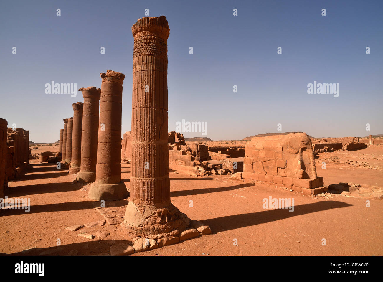 Africa, Sudan, Musawwarat, ancient temple Stock Photo - Alamy