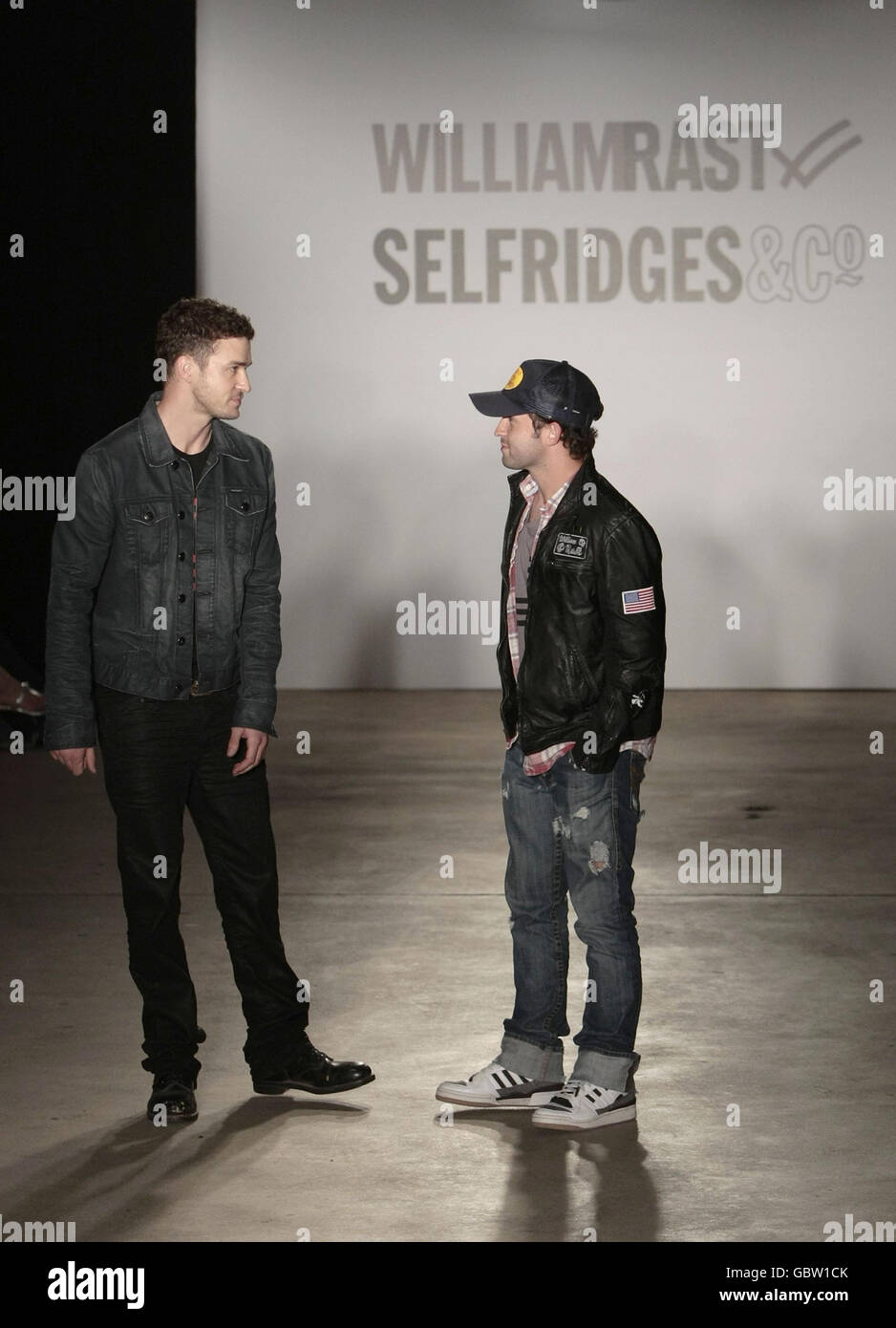 Justin Timberlake at 'William Rast' clothing launch Stock Photo - Alamy