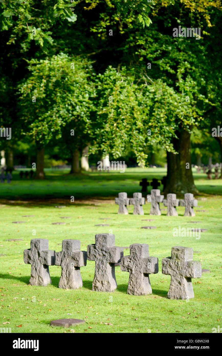 German Military Cemetery At La Cambe Stock Photos & German Military ...