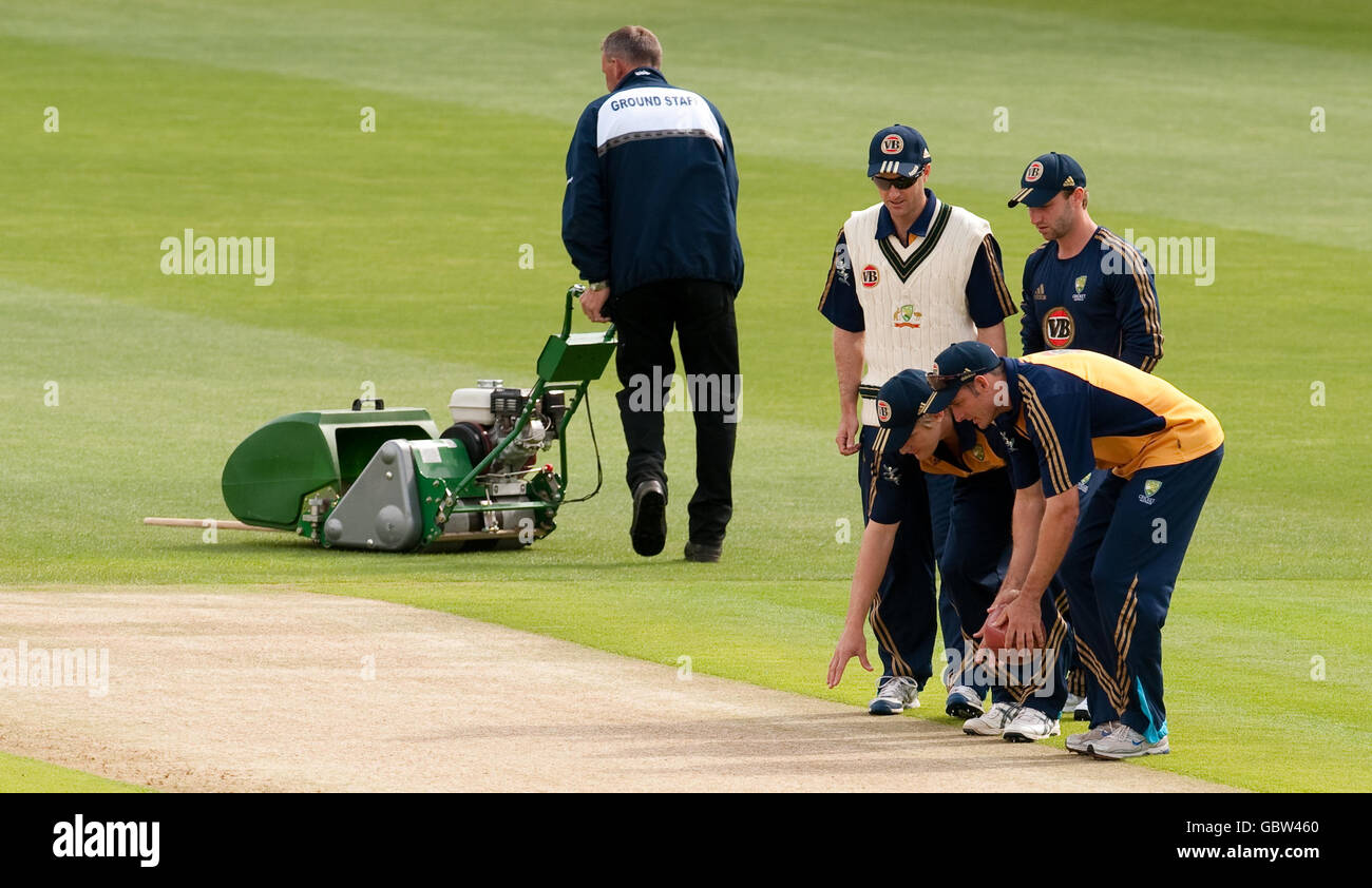 Cricket - Australia Nets Session - Sophia Gardens Stock Photo - Alamy