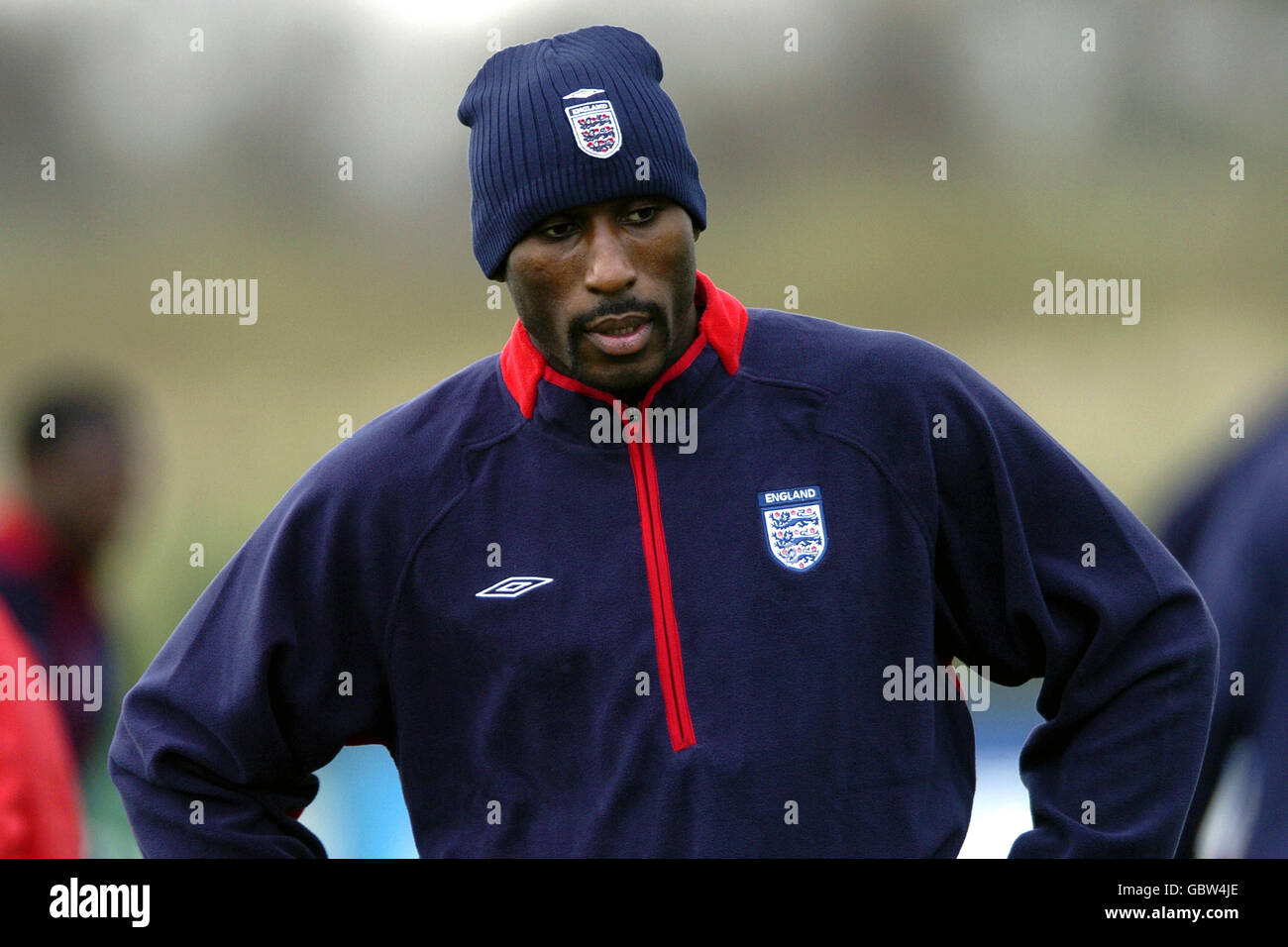 Sol campbell england training session hi-res stock photography and ...