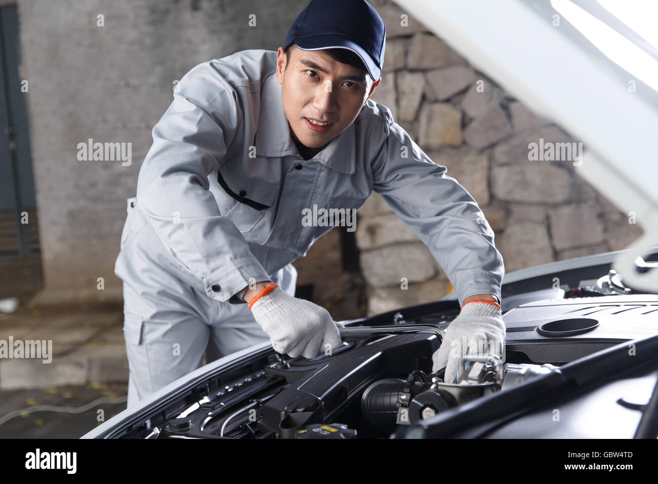 Auto repair personnel in hi-res stock photography and images - Alamy