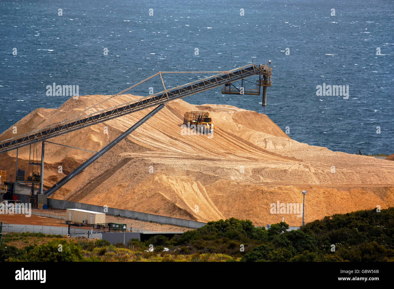 Woodchip terminal hi-res stock photography and images - Alamy
