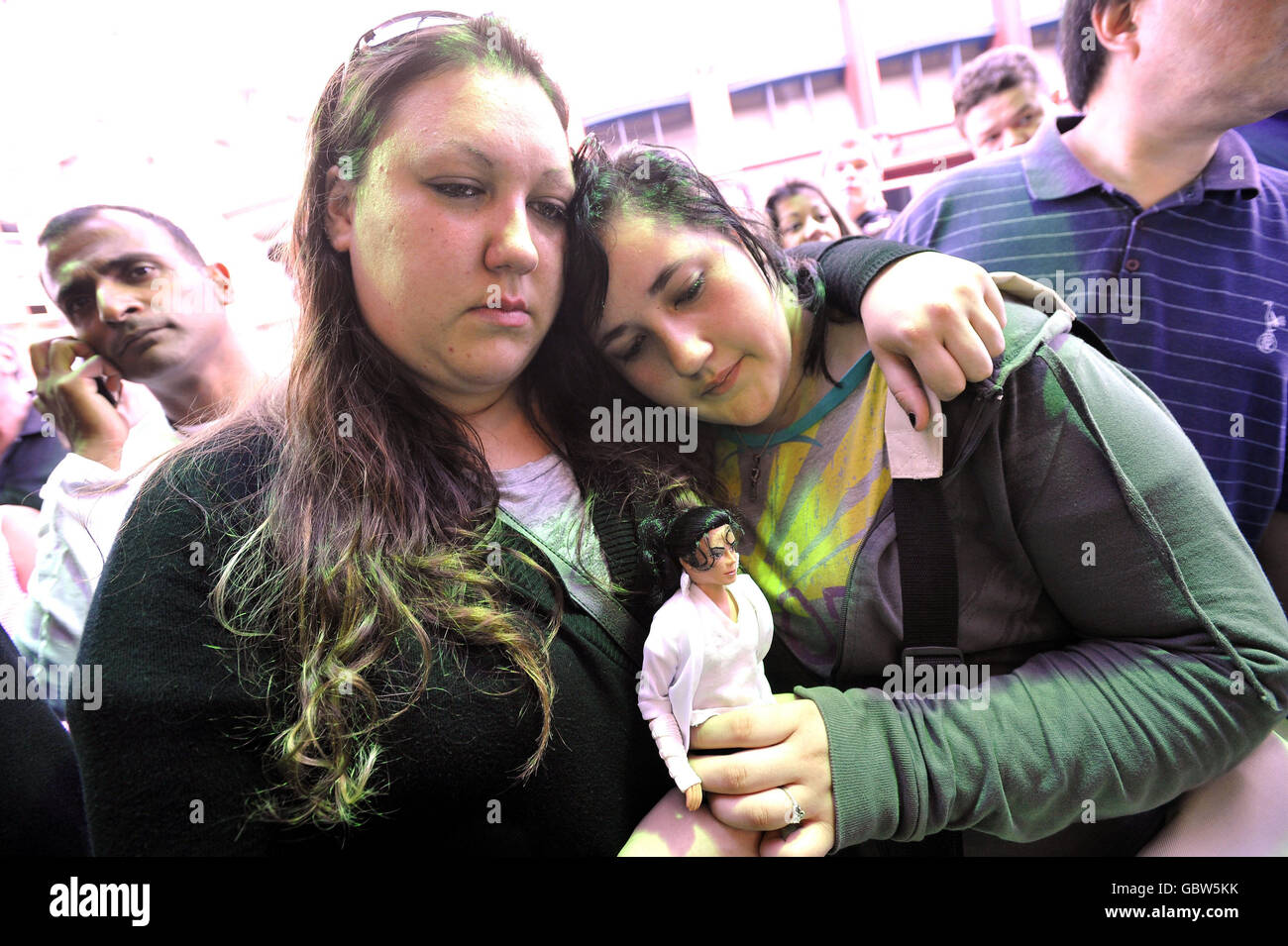 Michael Jackson fans, Donna Kelly Jackson (left) who is 23 today and ...