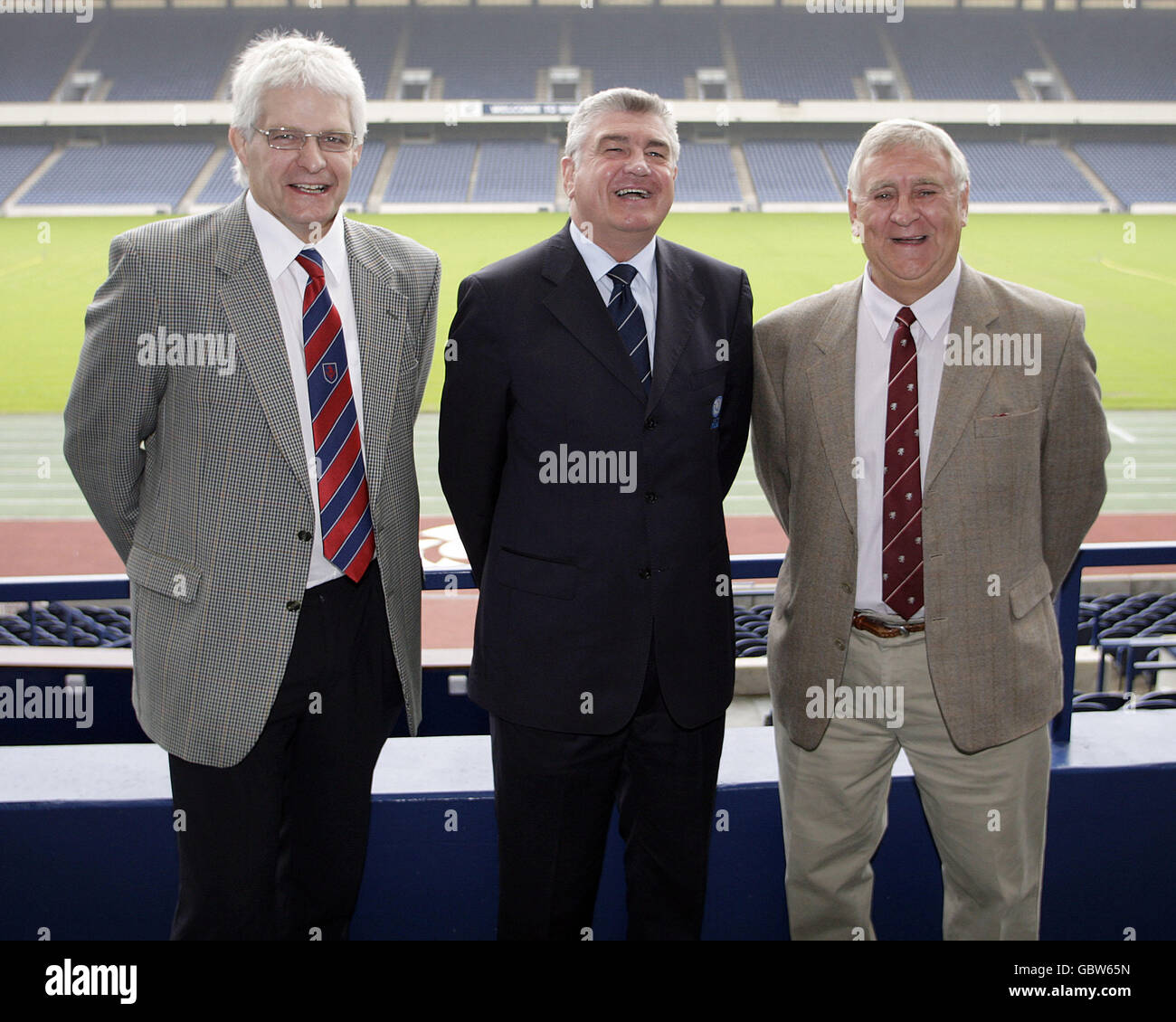 Scottish rugby union president jim stevenson hi-res stock photography ...
