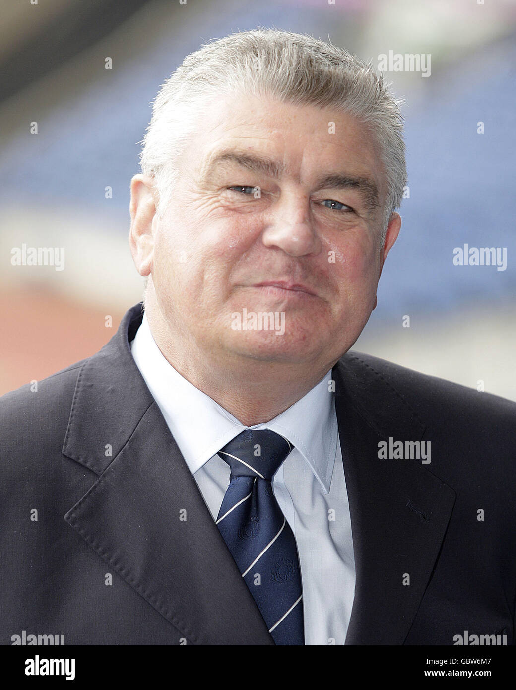Jim Stevenson, after being re-elected President of the SRU during the ...