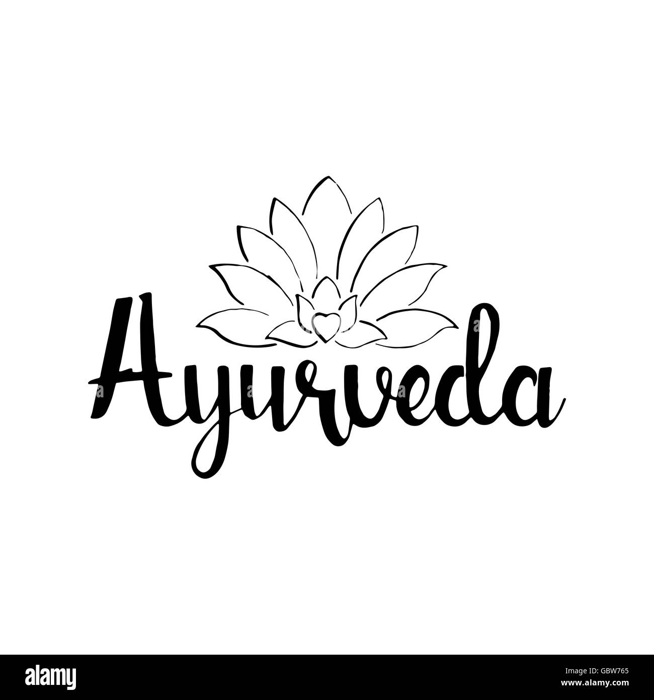 Modern hand therapy nature Stock Vector Images - Alamy