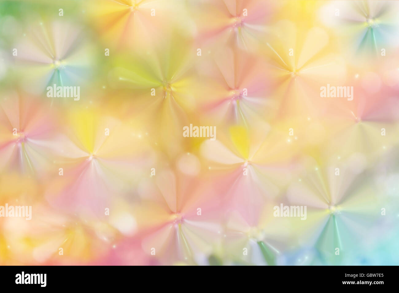Dreamy pastel colourful abstract flower and butterfly sweet and ...