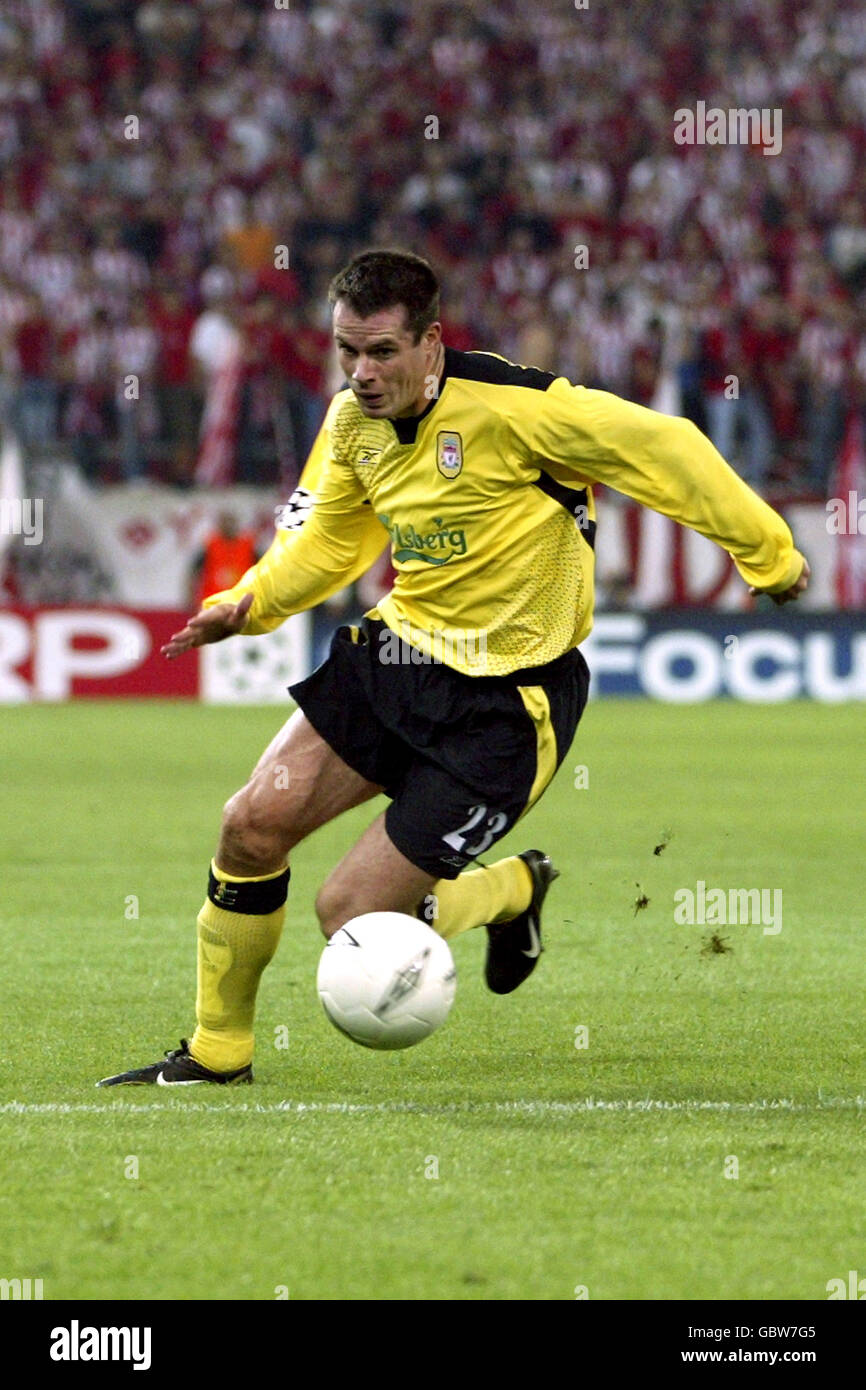 Jamie carragher champions league hi-res stock photography and images ...