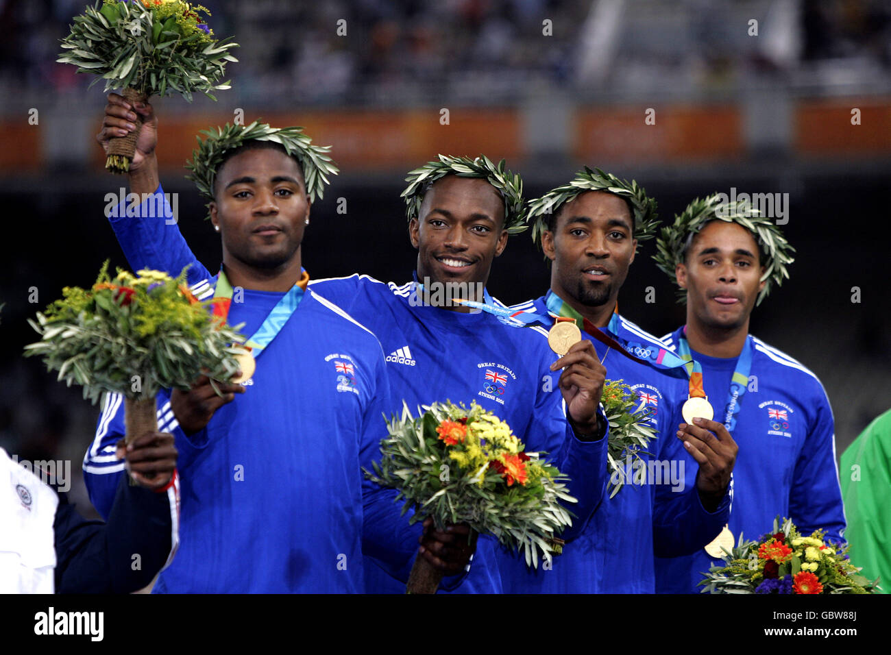 Athletics - Athens Olympic Games 2004 - Men's 4 x 100m Relay - Final ...