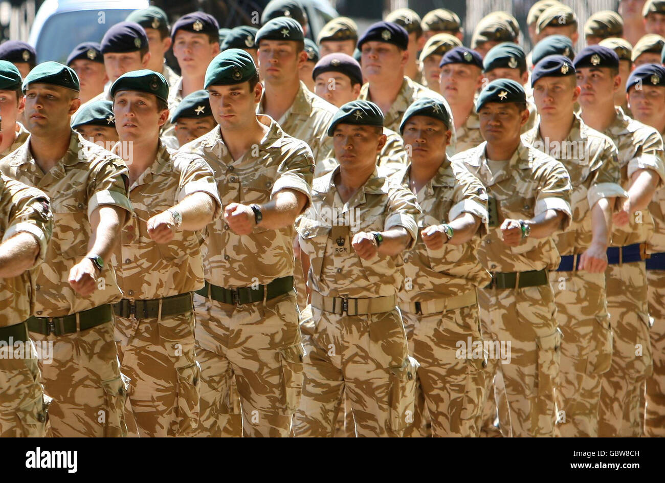 3 Commando Brigade march Stock Photo - Alamy