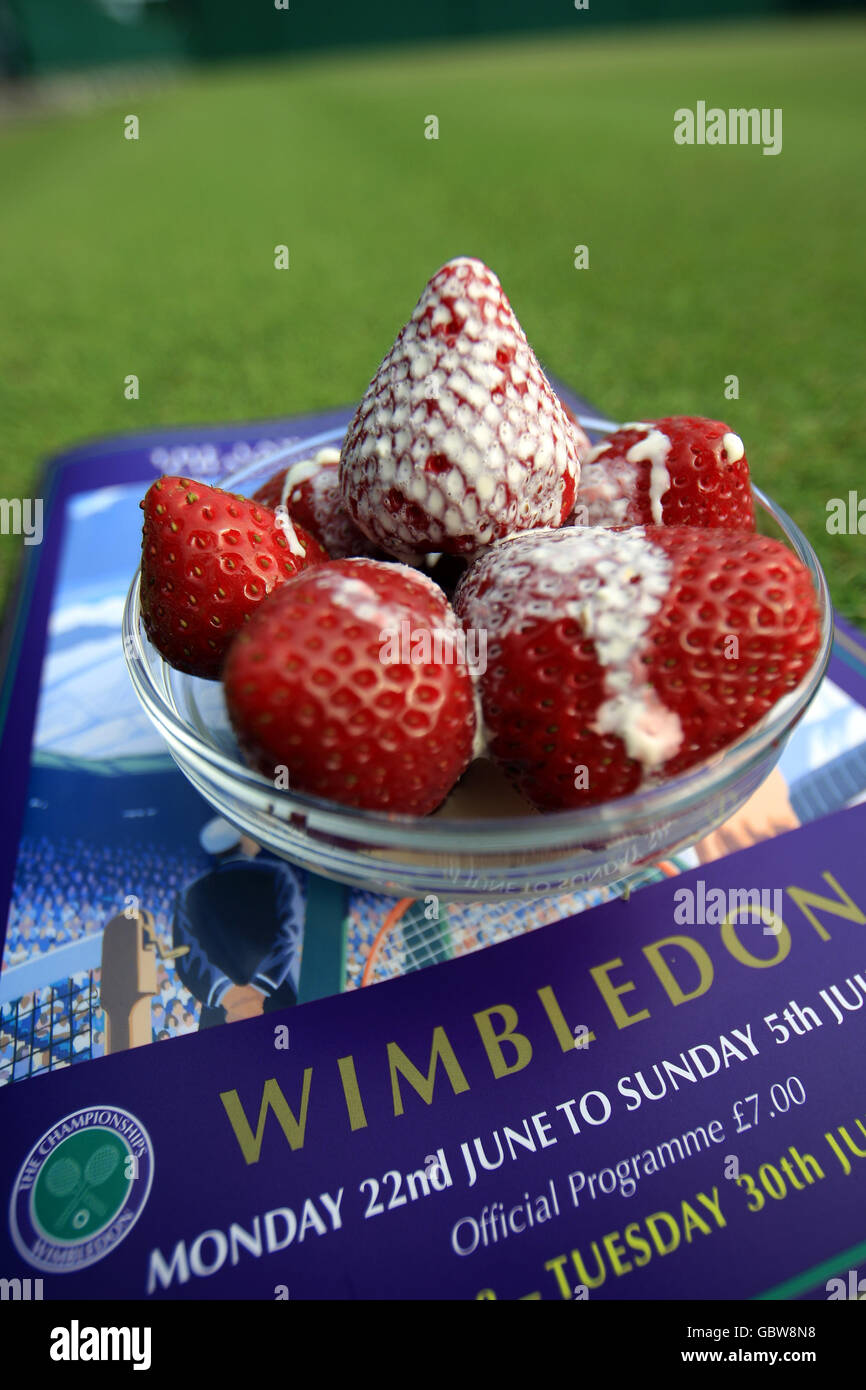 Wimbledon Breakfast Strawberries And Cream