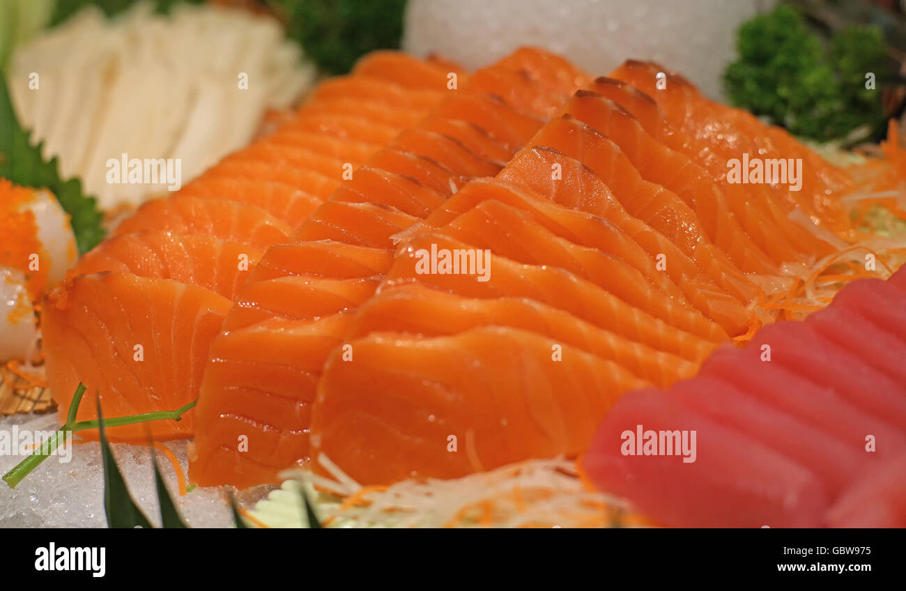 Salmon Sashimi Buffet