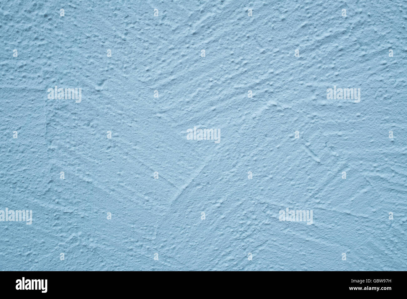 Wall with light blue plaster and structure as background Stock Photo ...