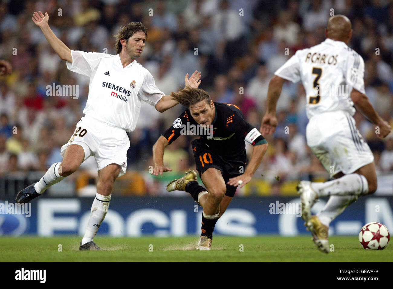 Real madrid v as roma francesco totti hi-res stock photography and ...