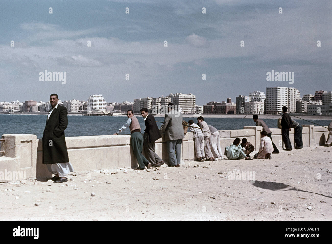 geography / travel, Egypt, Alexandria, city view / cityscapes, people ...