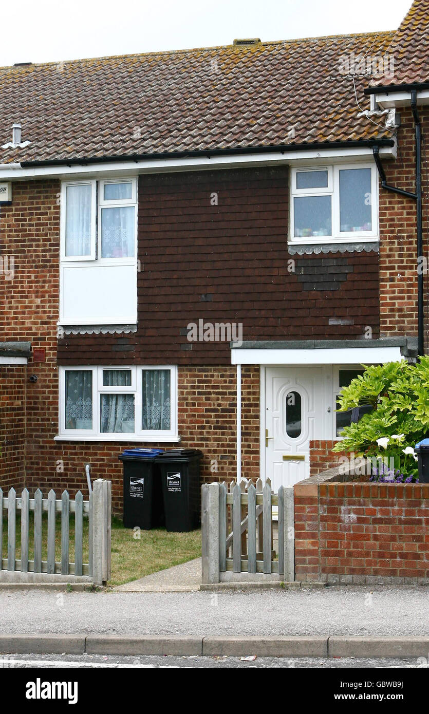 A general view of the former home of Peter Tobin, in Irvine Drive ...