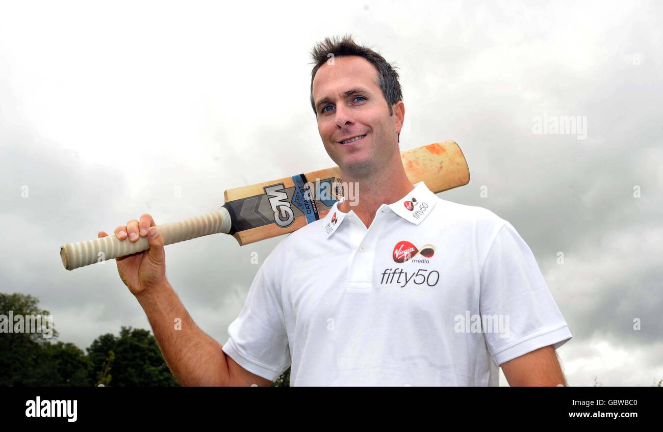 Ex england captain michael vaughan hi-res stock photography and images ...
