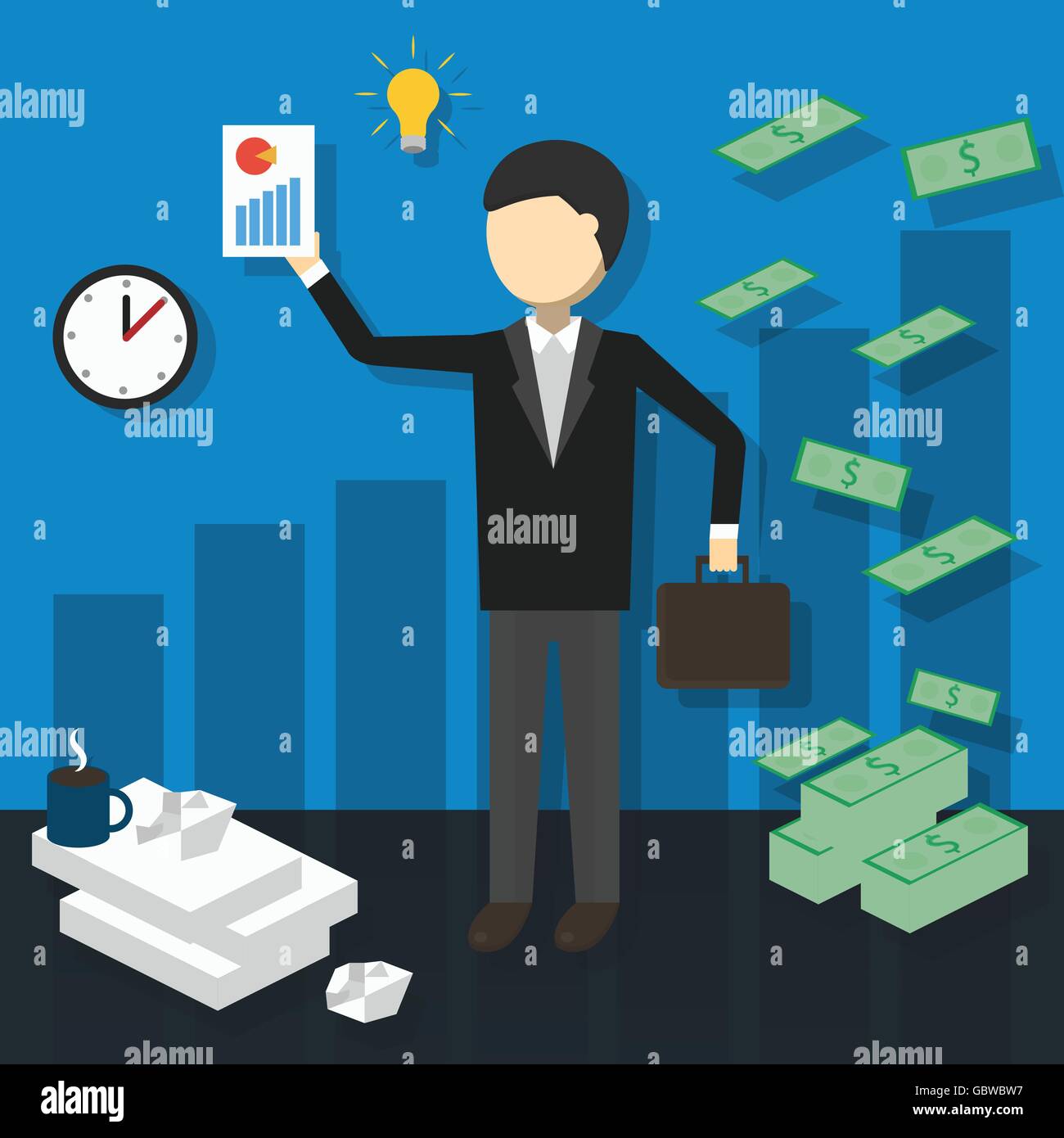Business concept success idea Stock Vector Images - Alamy