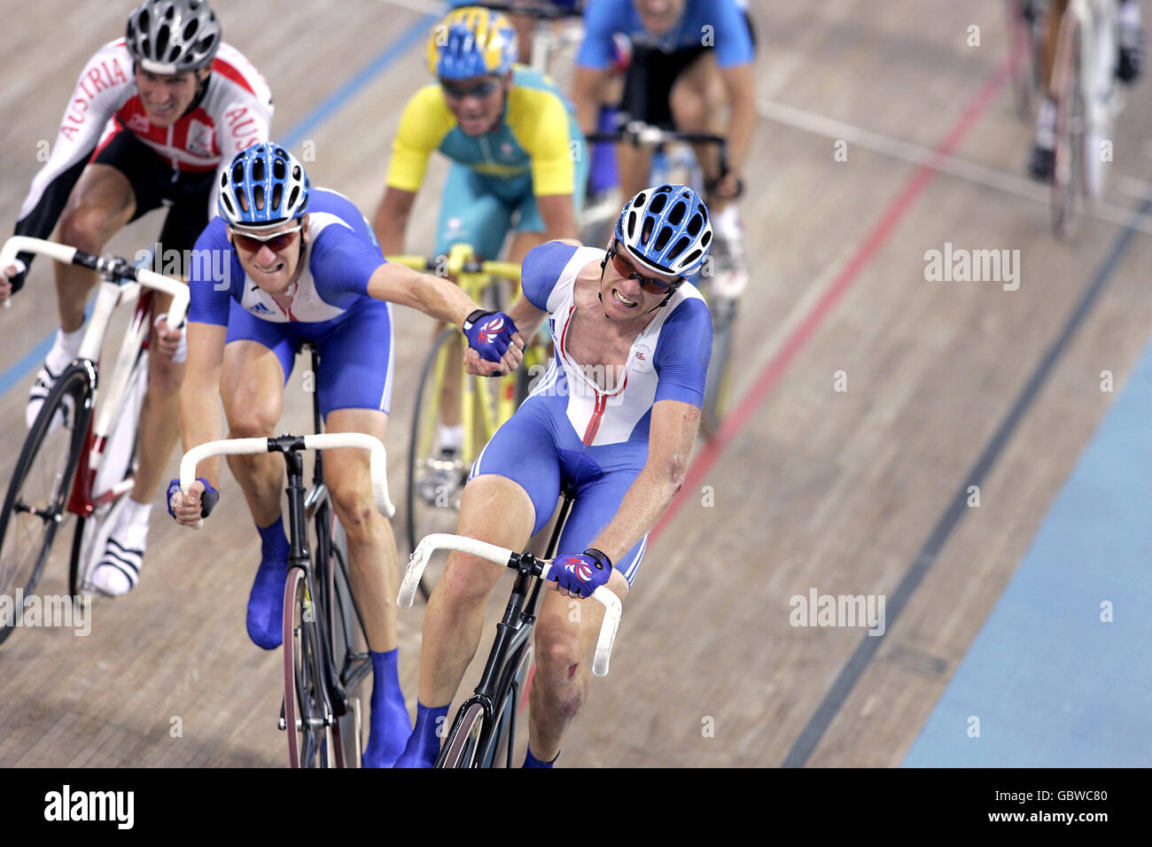 Cycling - Athens Olympic Games 2004 - Men's Madison - Final Stock Photo ...