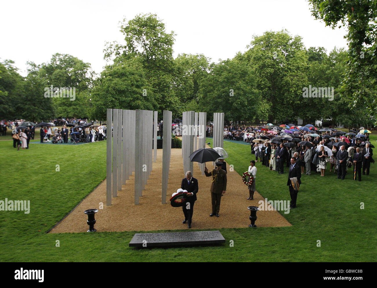 During the july 7 memorial in hyde park hi-res stock photography and ...