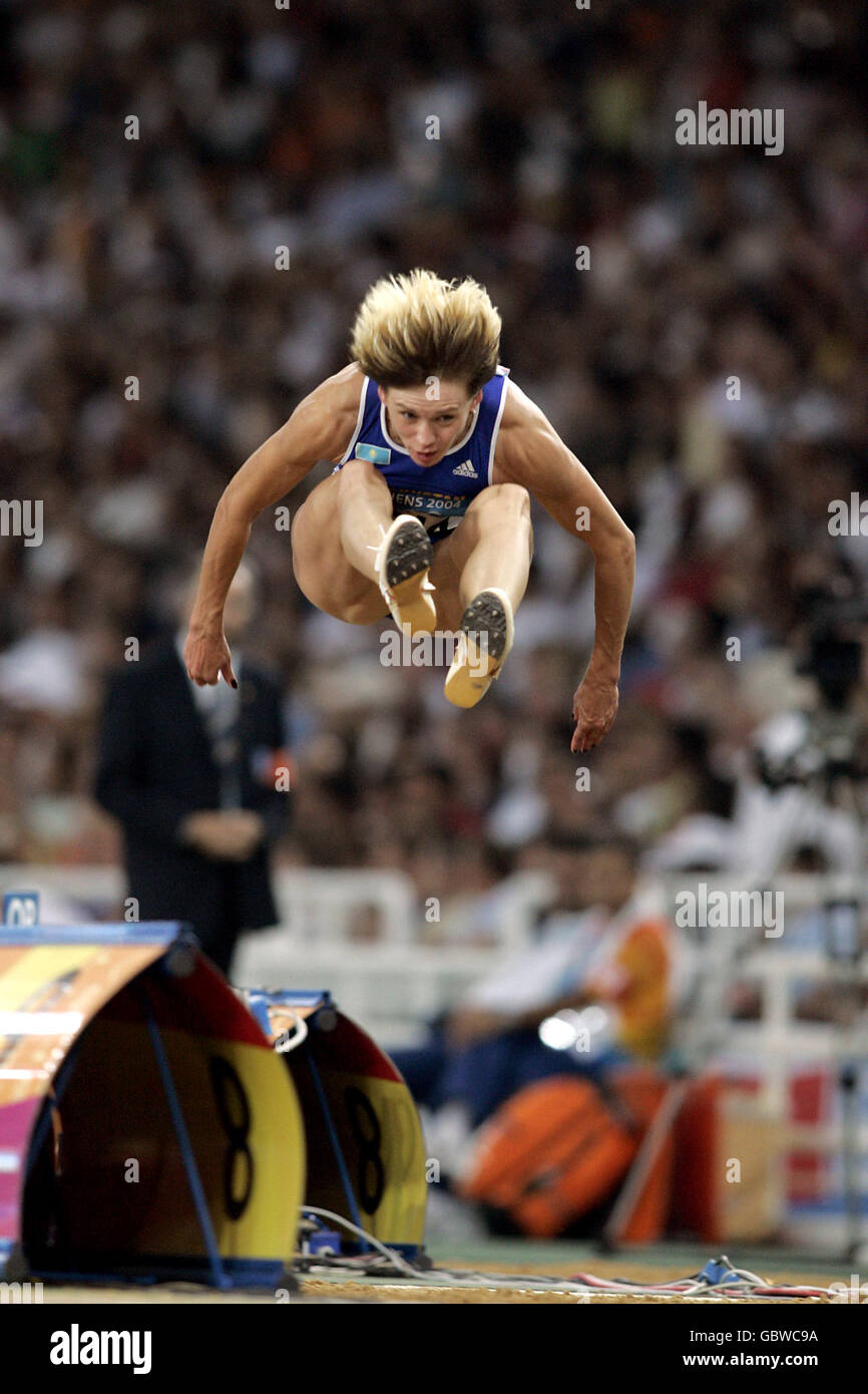 Athletics - Athens Olympic Games 2004 - Women's Long Jump Stock Photo ...