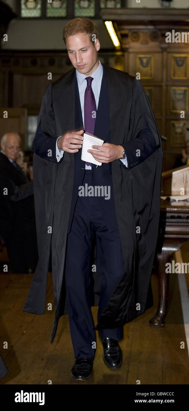 Prince william made honorary barrister hi-res stock photography and ...