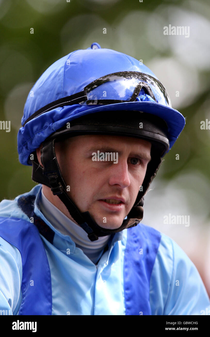 Horse Racing - Haydock Park Racecourse. Tony Hamilton, Jockey Stock ...