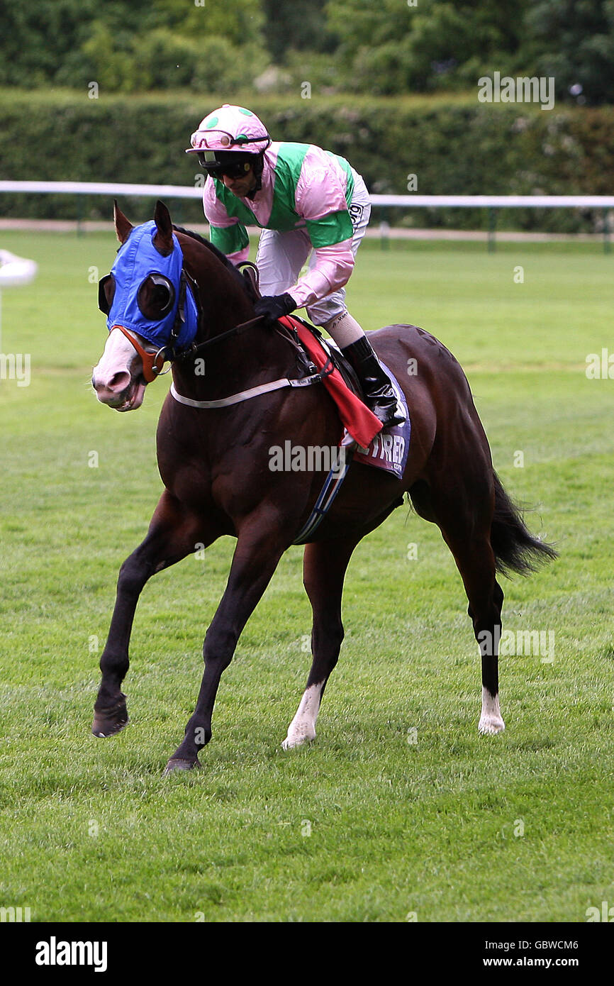 Horse Racing - Haydock Park Racecourse Stock Photo - Alamy
