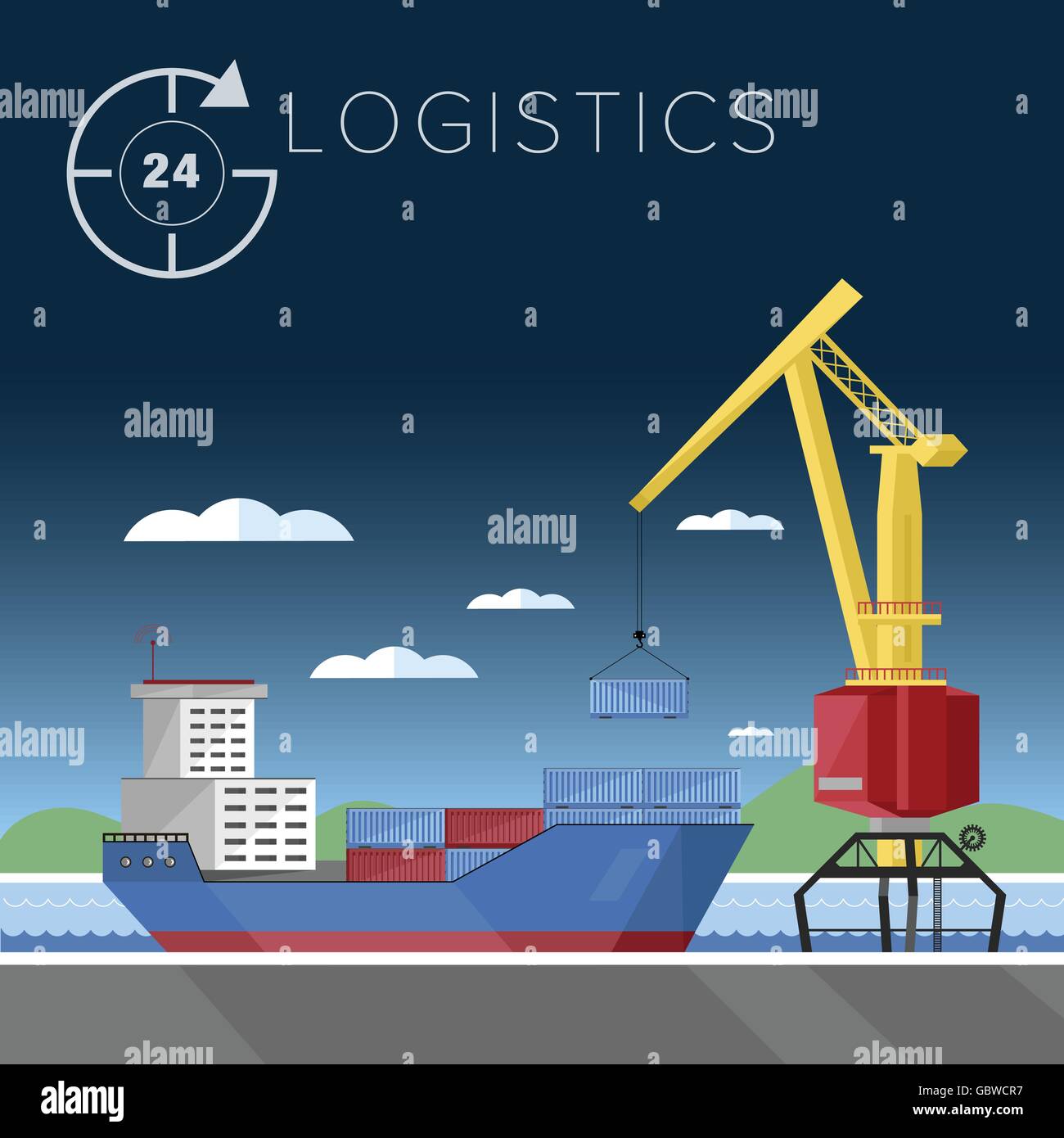 Warehousing and logistics processes Stock Vector Image & Art - Alamy