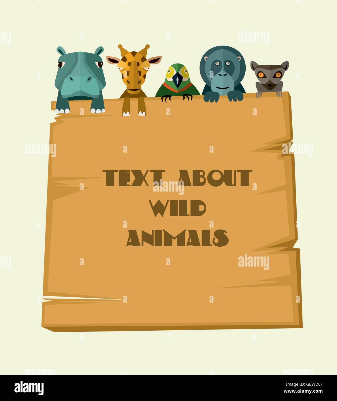 Tropical animals. Vector format Stock Vector Image & Art - Alamy