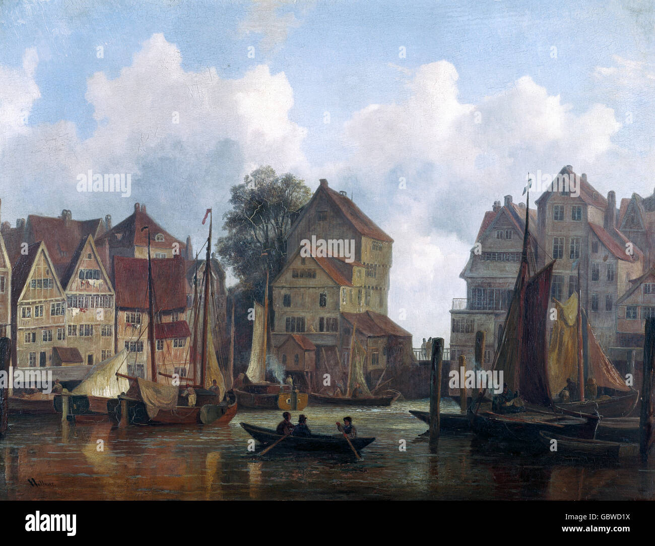 fine arts, Vollmer, Adolph Friedrich (1806 - 1875), painting, "Die ...