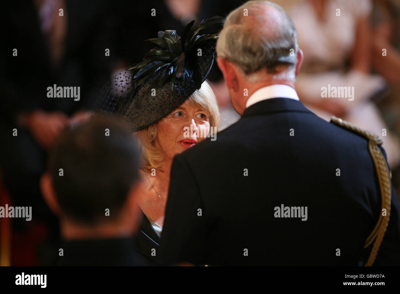 Mrs Ruth James from Kenilworth is made an OBE by the Prince of Wales at ...