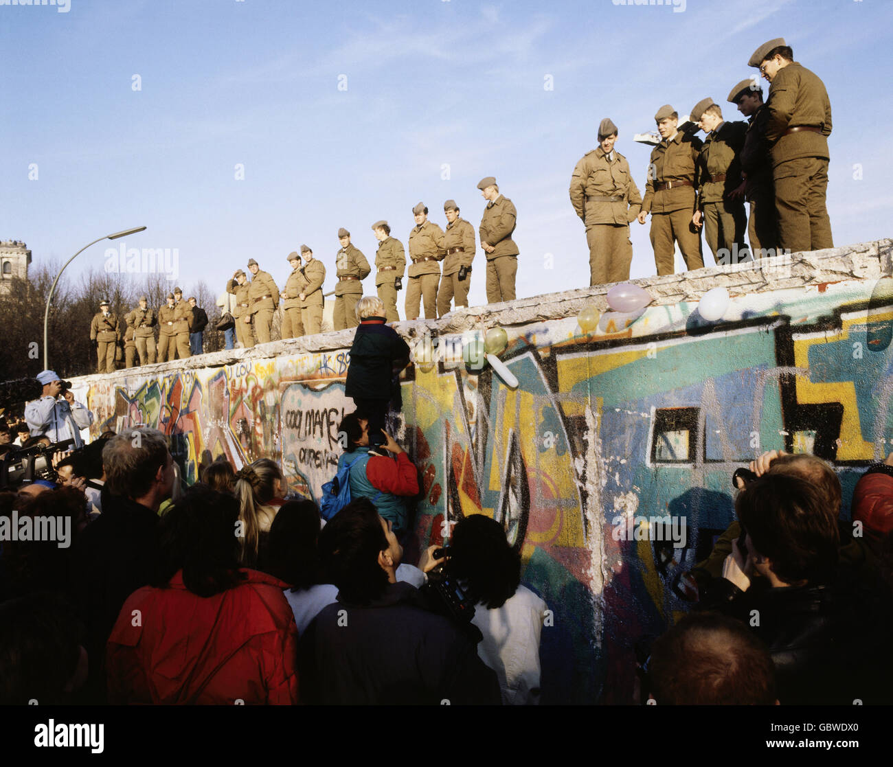 East german border patrol hi-res stock photography and images - Alamy