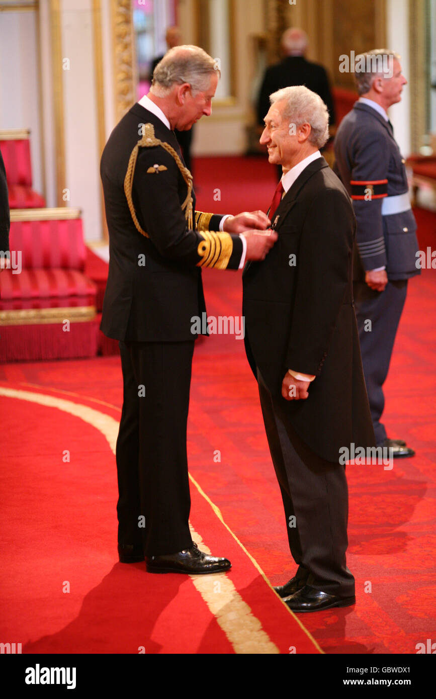 Dr. Doron Swade from Kingston Upon Thames is made an MBE by the Prince ...