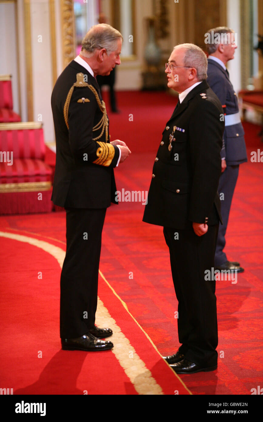 Chief Superintendent Nicholas Kinsella is decorated with The Queen ...