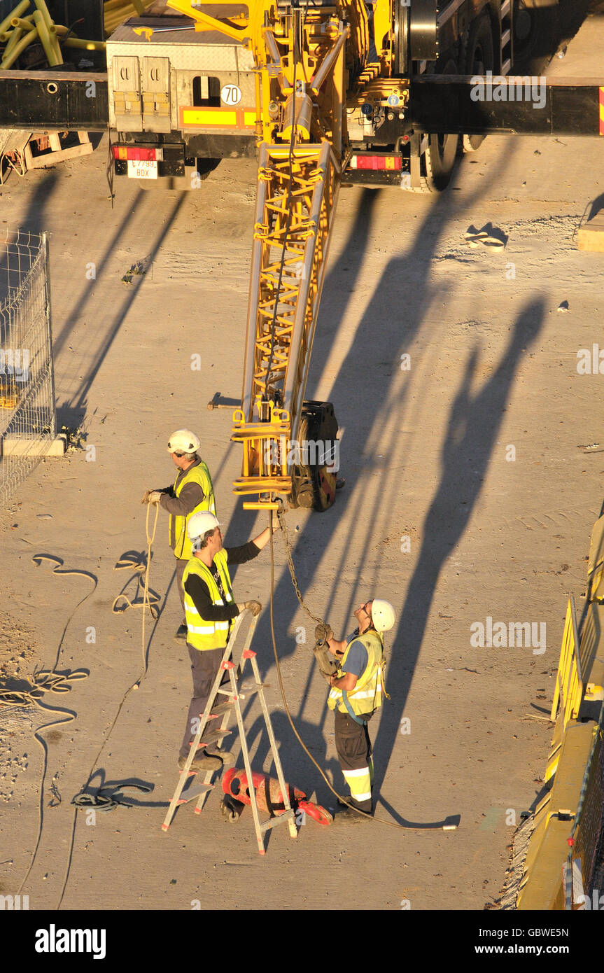 Heavy machinery for construction Stock Photo - Alamy