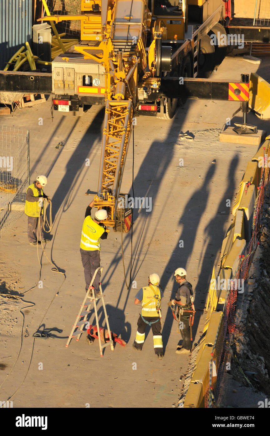 Heavy machinery for construction Stock Photo - Alamy