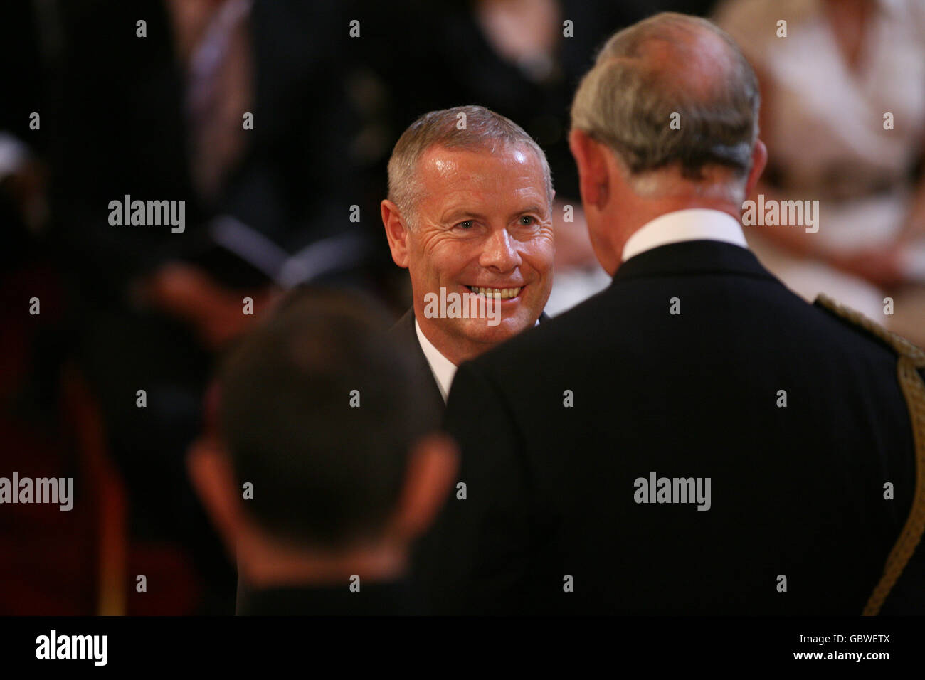 Mr. Peter Hindle from Thornton-Cleveleys is made an MBE by the Prince ...