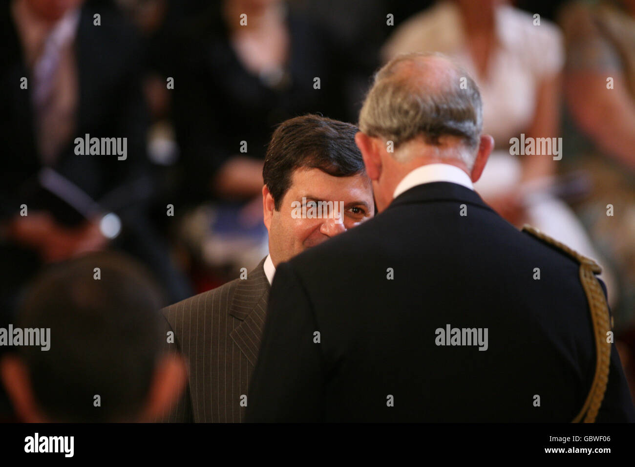 Professor Jonathan Crego from Enfield is made an MBE by the Prince of ...