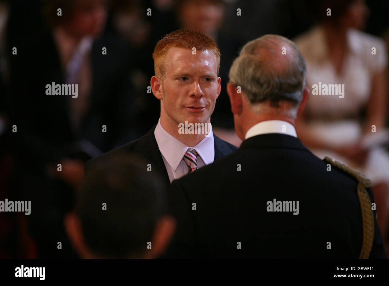 Mr. Edward Clancy from Newton-Le-Willows is made an MBE by the Prince ...