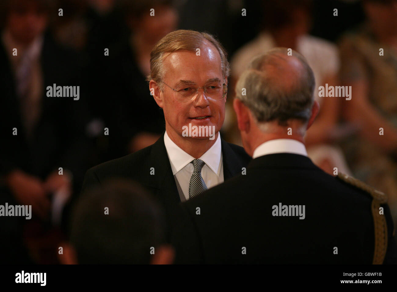 Mr. Rupert Sword is made an OBE by the Prince of Wales at Buckingham ...