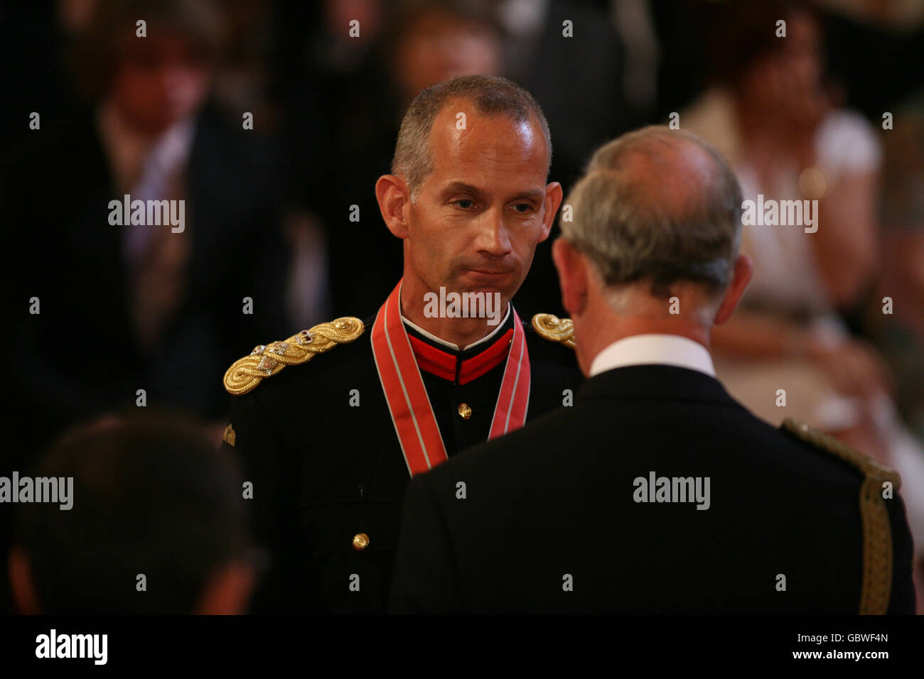Brigadier julian free made cbe prince wales buckingham palace hi-res ...