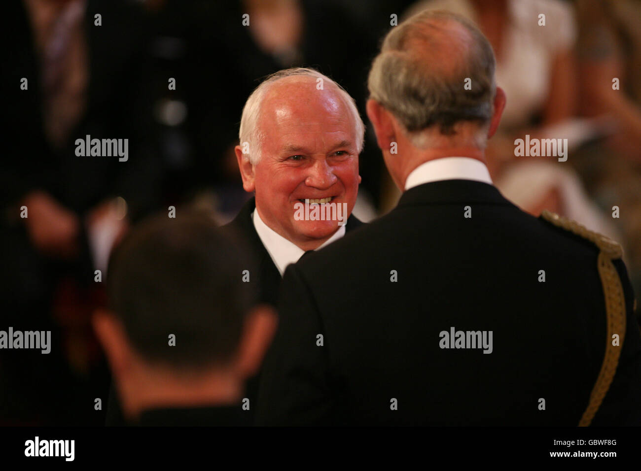 Receives an mbe from the prince of wales hi-res stock photography and ...