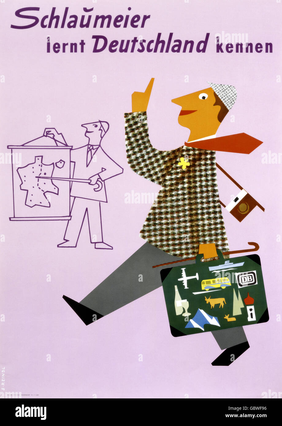 advertising, transport / transportation, poster "Schlaumeier lernt ...