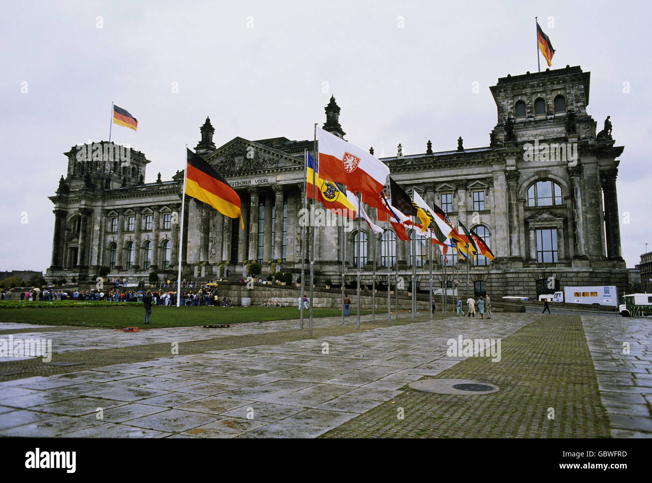 geography / travel, Germany, German reunification, Reichstag, day of ...
